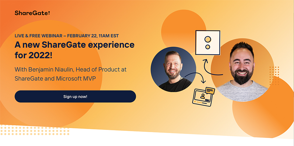 WEBINAR: A new ShareGate experience! | DocPoint Solutions